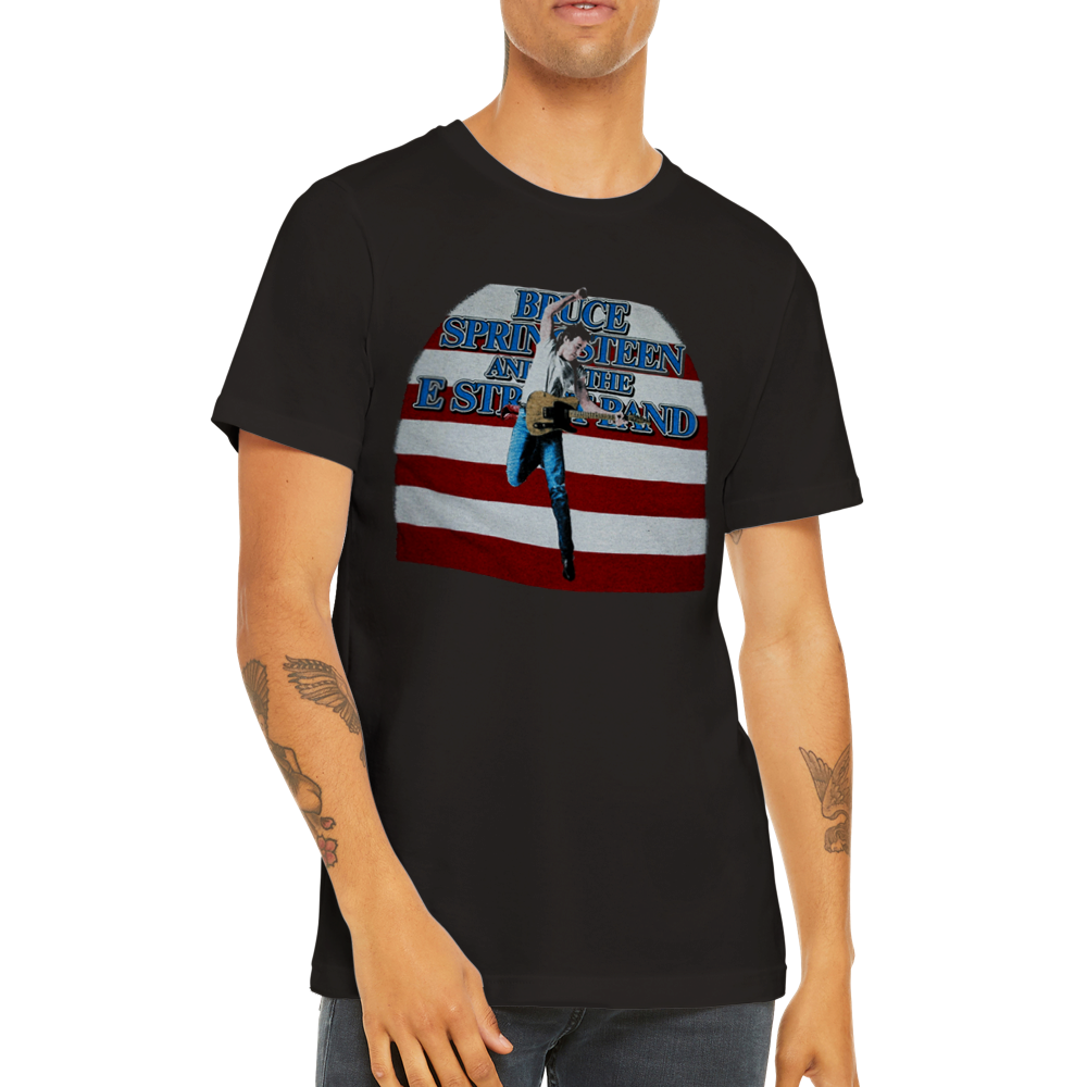 Bruce Springsteen Slane Castle 1985 Replica Premium Unisex Crewneck T ...