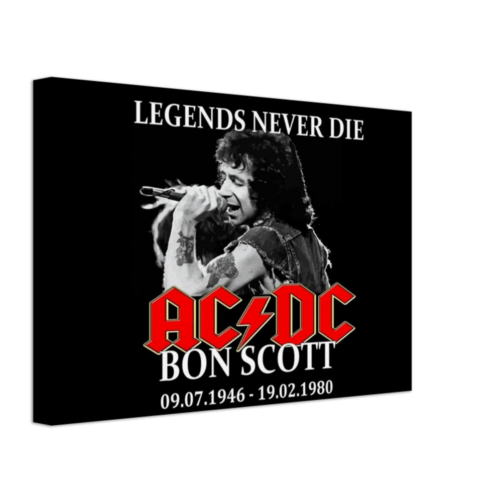 Bon Scott Legend Thick Canvas – WHOLE LOTTA ROCK
